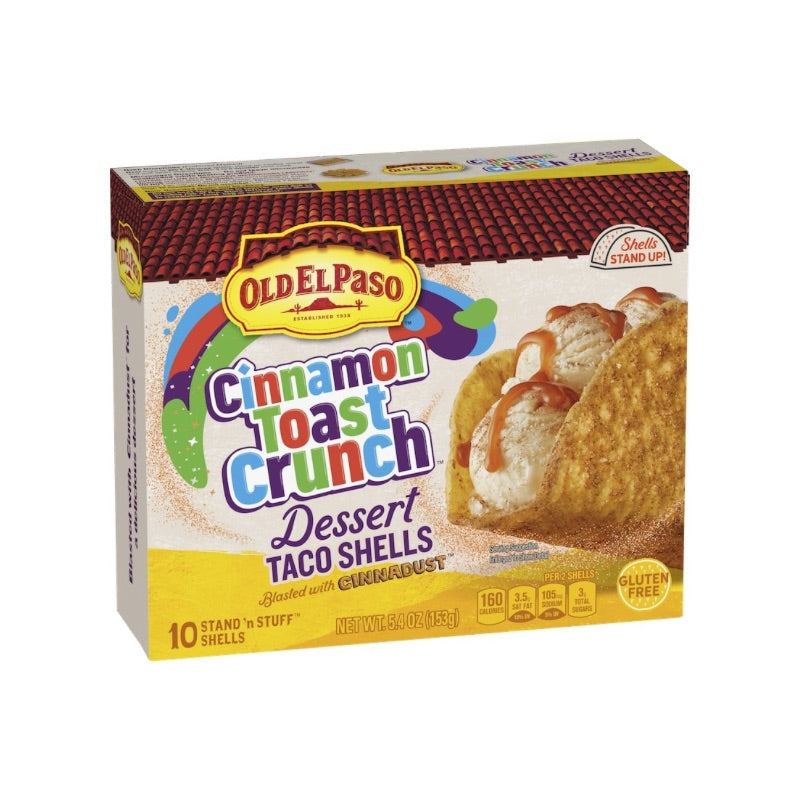 DESSERT TACO SHELLS CINNAMON TOAST CRUNCH – GRINGOSHOP.GT