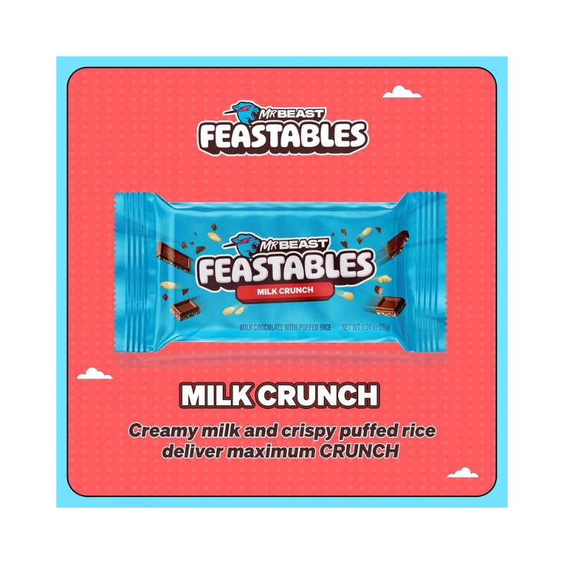 FEASTABLES MILK CRUNCH 1.24oz – GRINGOSHOP.GT