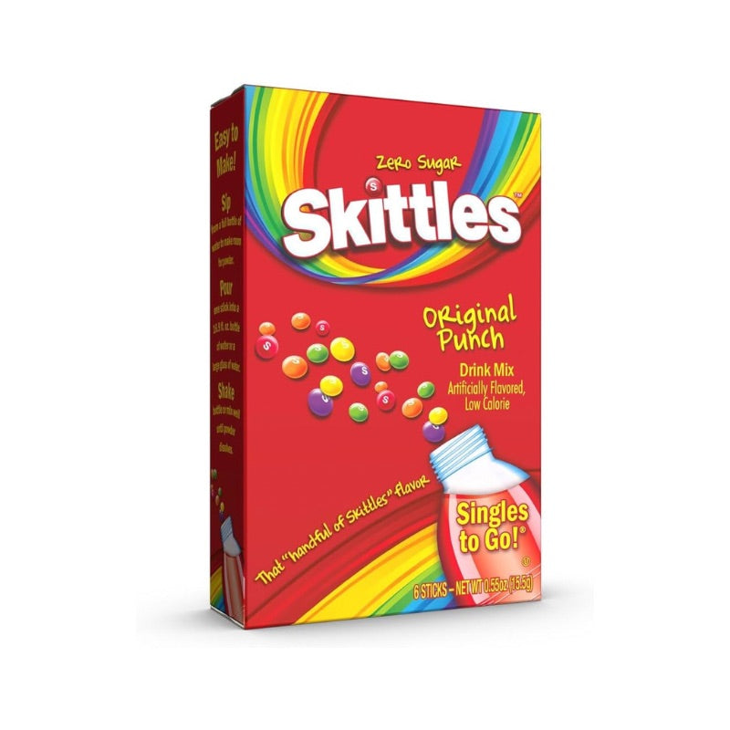 SKITTLES ORIGINAL SINGLES TO GO 6 STICKS – GRINGOSHOP.GT